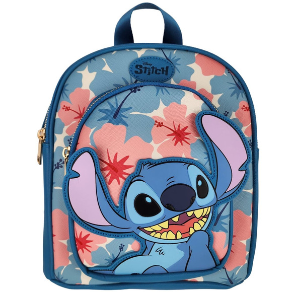Bioworld | Bags | Rare Disney Stitch 3d Stitch Mini Backpack | Poshmark